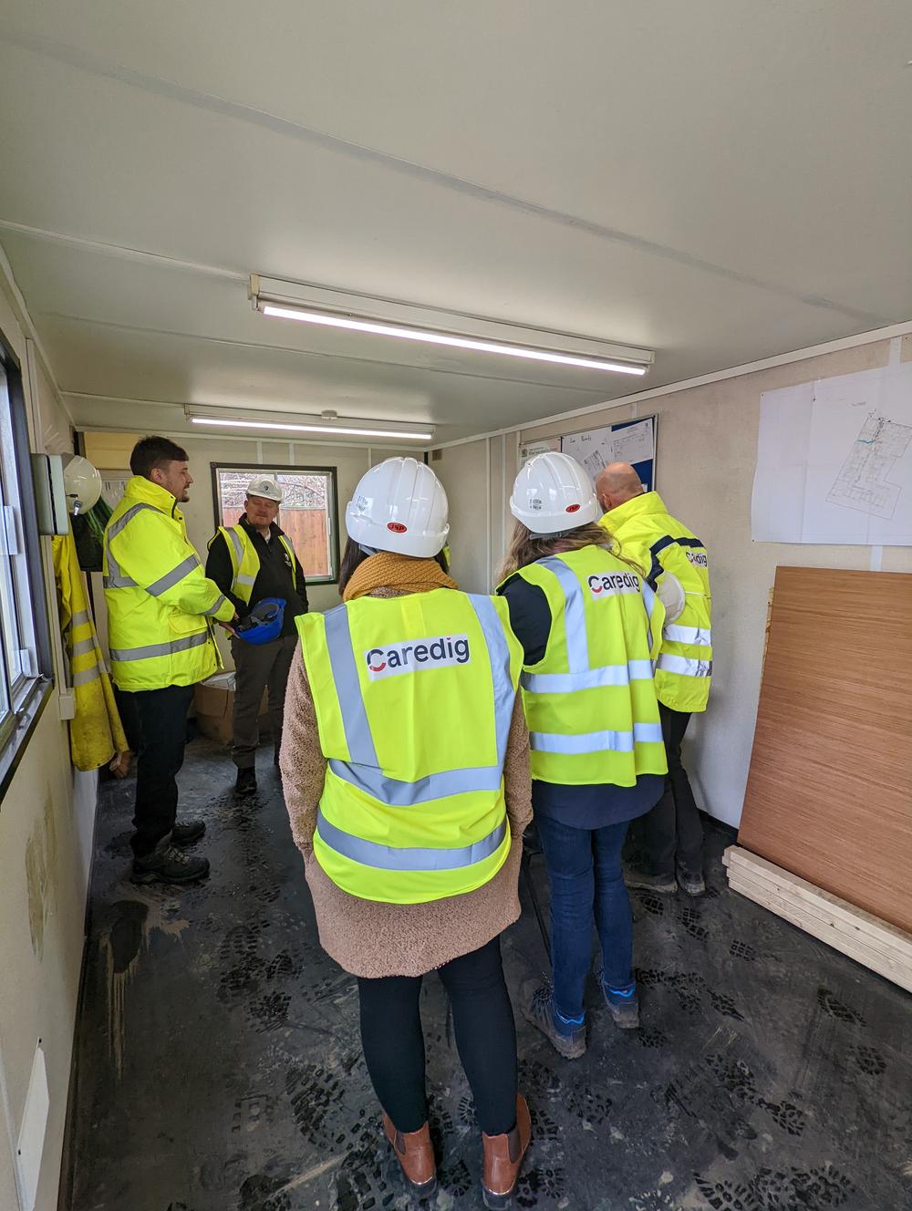 Castell Group meets with Caredig on Samlet Road